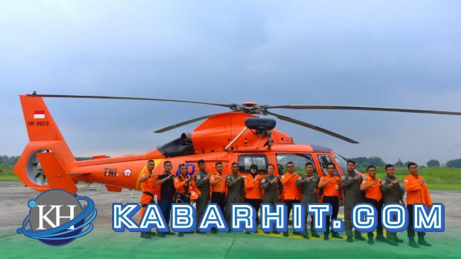 Skuadron Udara 400 Wing Udara 2 Berlatih EMU Bersama Basarnas Surabaya